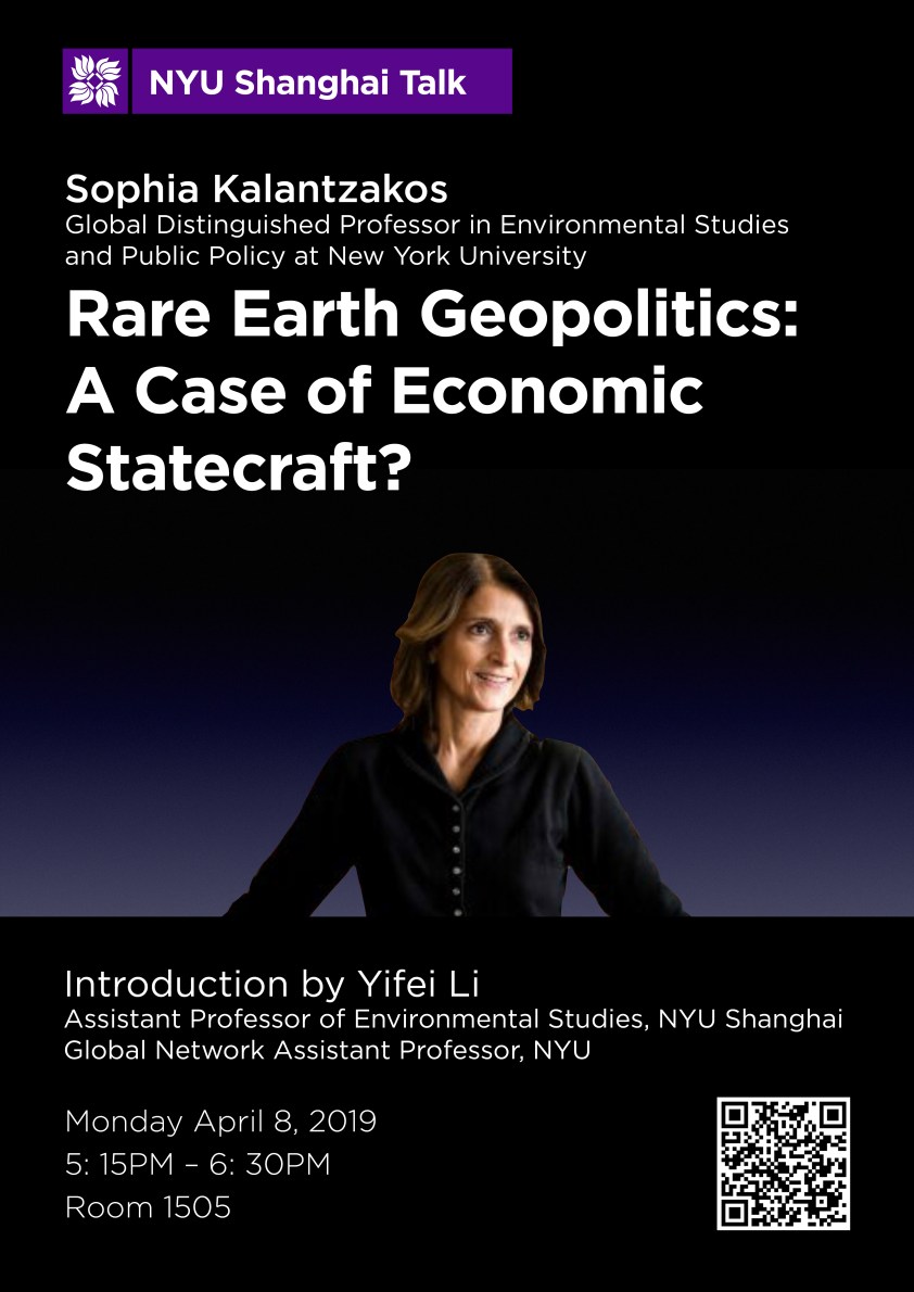 Rare Earth Geopolitics: A case of Economic Statecraft? – Sophia Kalantzakos